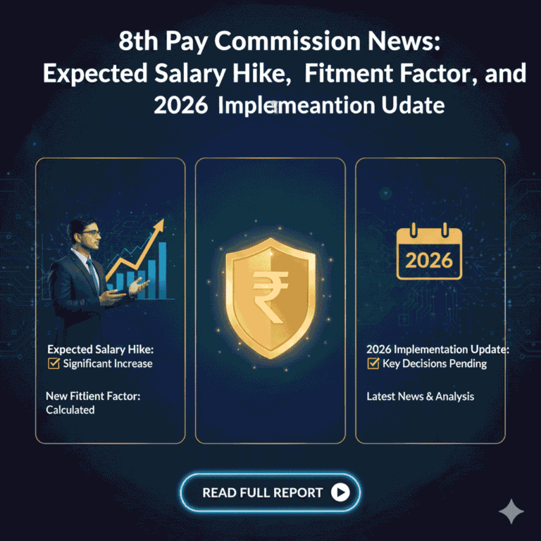 8th Pay Commission News: Expected Salary Hike, Fitment Factor, and 2026 ...